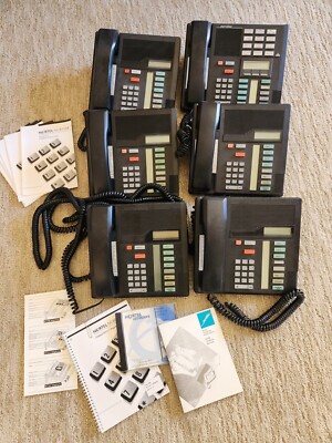 Nortel Norstar Meridian Phone Black M7310 Lot Of 6 (TESTED) | eBay