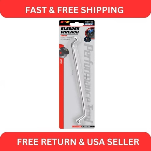 Performance Tool Wilmar W80620 Offset Brake Bleeder Wrench - 8 x 10mm ...