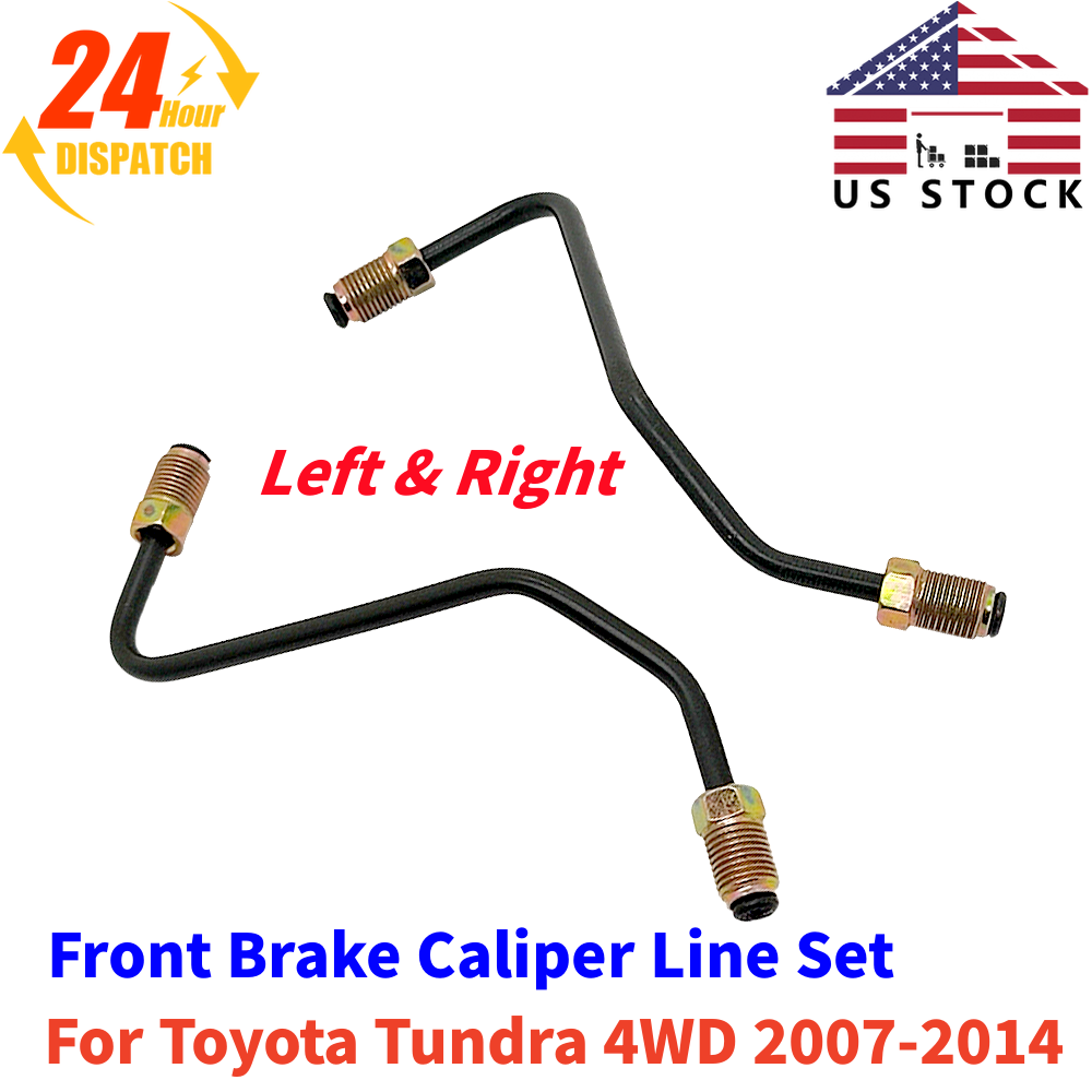 2007-2014 Toyota Tundra 4WD Front Brake Caliper Line Set of Left ...
