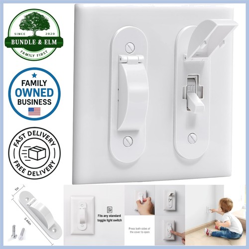 Child Proof Wall Switch Guard Plastic Toggle Cover Light Switch ...