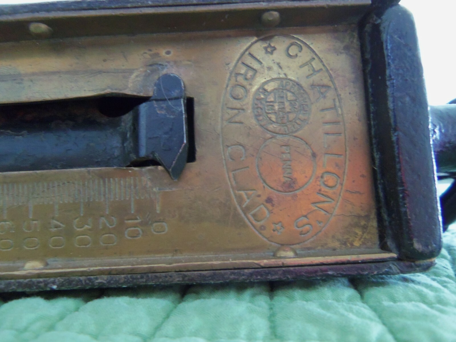 Old Vintage Chatillon's Iron Clad 200LB Hanging Scale Industrial ...