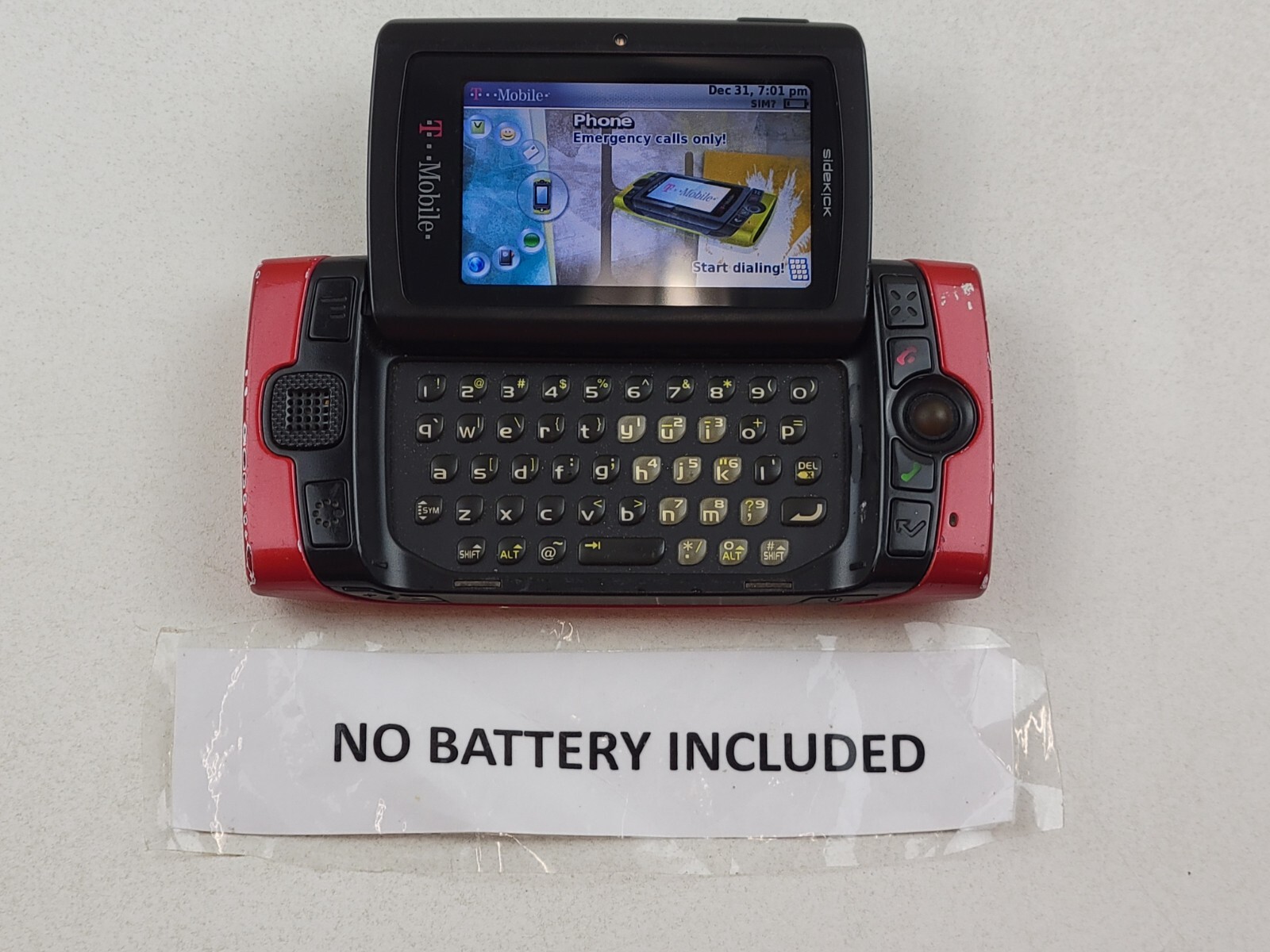 T-Mobile Sharp Sidekick 2008 (PV210) 2G Slider Cell Phone - *BAD PORT ...