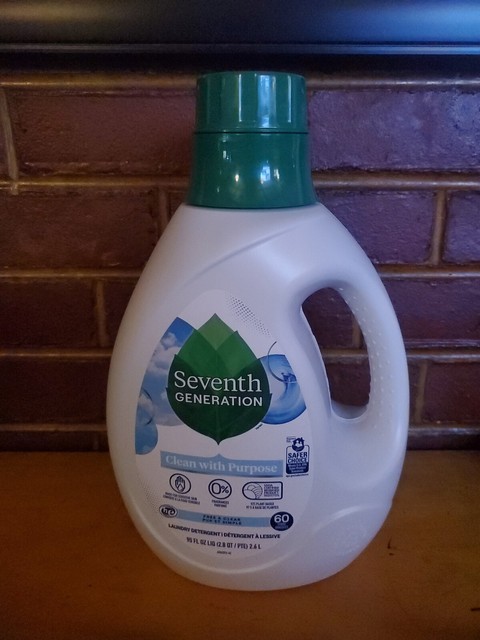 Seventh Generation Liquid Laundry Detergent- Free & Clear, 90 fl oz/60 ...