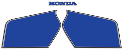 HONDA 1985 CB700SC CB700 UPPER FAIRING BLUE/BLACK MODEL DECALS GRAPHICS ...
