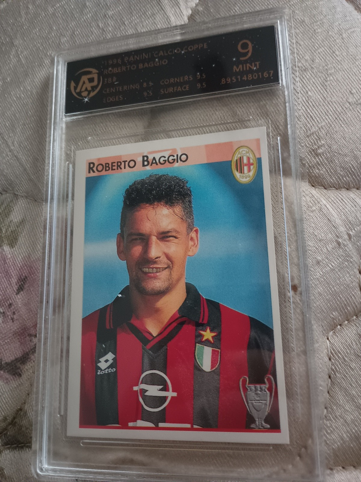 RPA 9 Mint 1996 Panini Calico Roberto Baggio Italy Soccer CardのeBay公認海外 ...