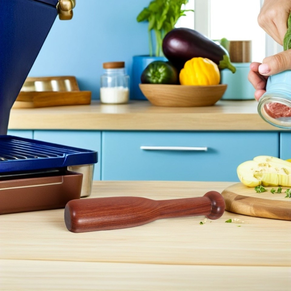 Vegetable Fermentation Tool Wooden Sauerkraut Pounder Fermenter Tamper ...