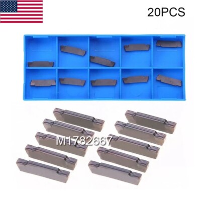 20pcs MGMN200-G 2mm alloy carbide inserts Groove cutting tool inserts ...