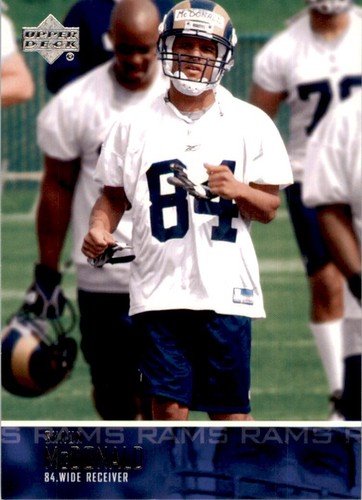 2003 Upper Deck Shaun McDonald Rookie St. Louis Rams #123 NFL Football ...