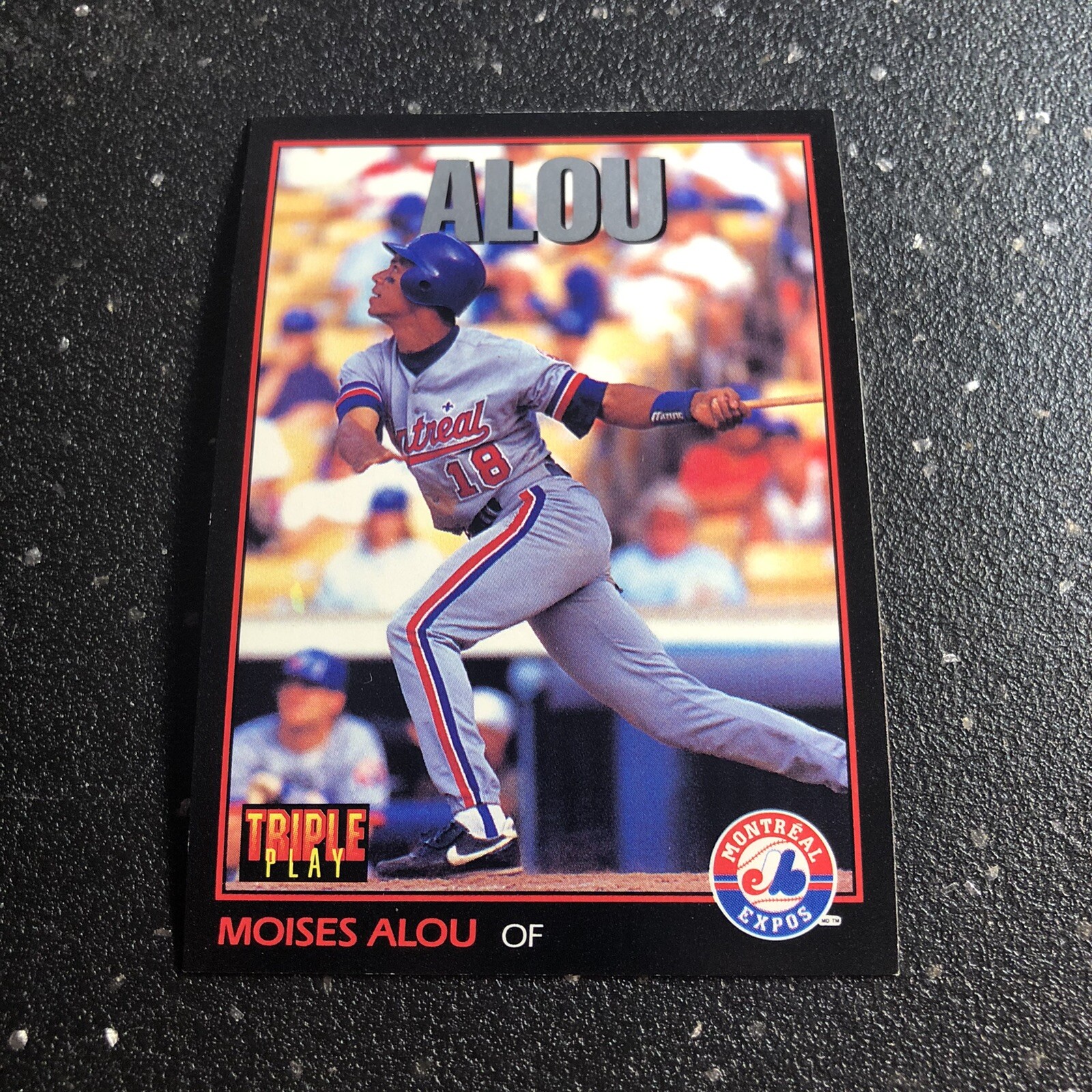 Moises Alou 1993 Donruss Triple Play Baseball #244 MLB Montreal Expos ...