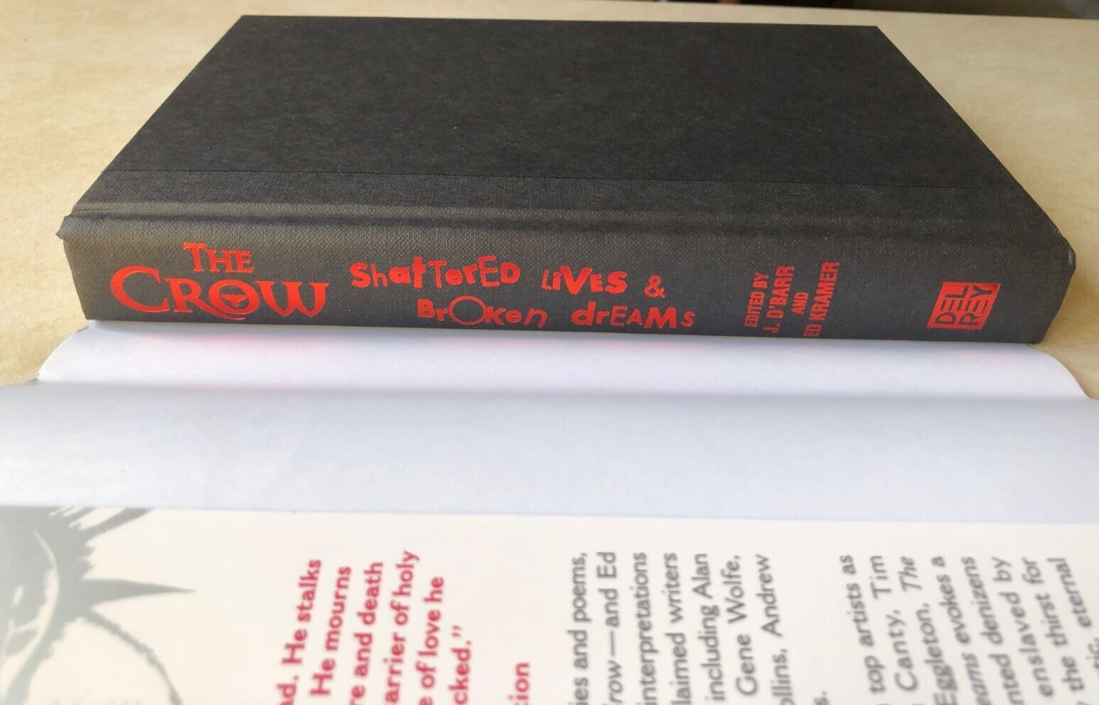The Crow Shattered Lives & Broken Dreams First Edition HC Book J. O ...