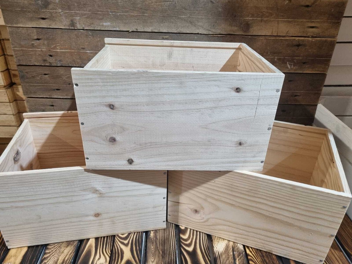 Unfinished Wooden Wine Boxes Unfinished Balsa Paulownia Wood Single