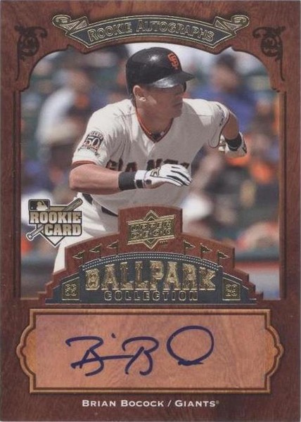 2008 Upper Deck Ballpark Collection - Rookie Autographs #108 Brian ...