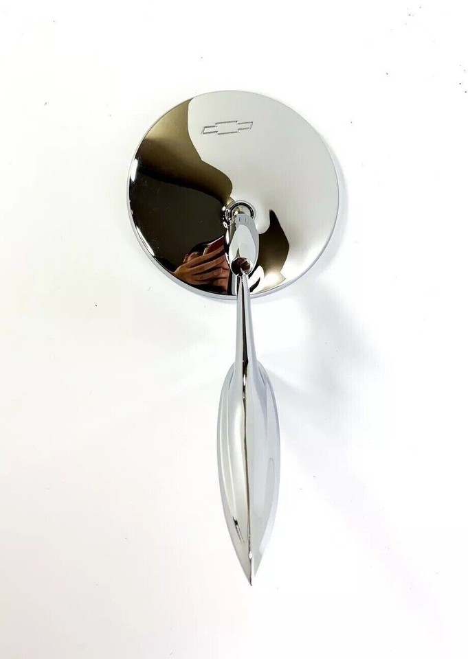 Pair Round Bowtie Teardrop Door Mirrors Fits 1963-1965 Nova 1964-1965 ...