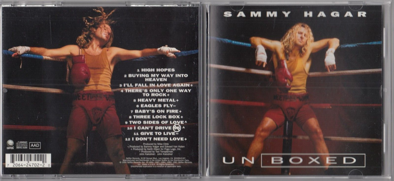 Sammy Hagar - Unboxed (CD, 1994) VAN HALEN 720642470220| eBay