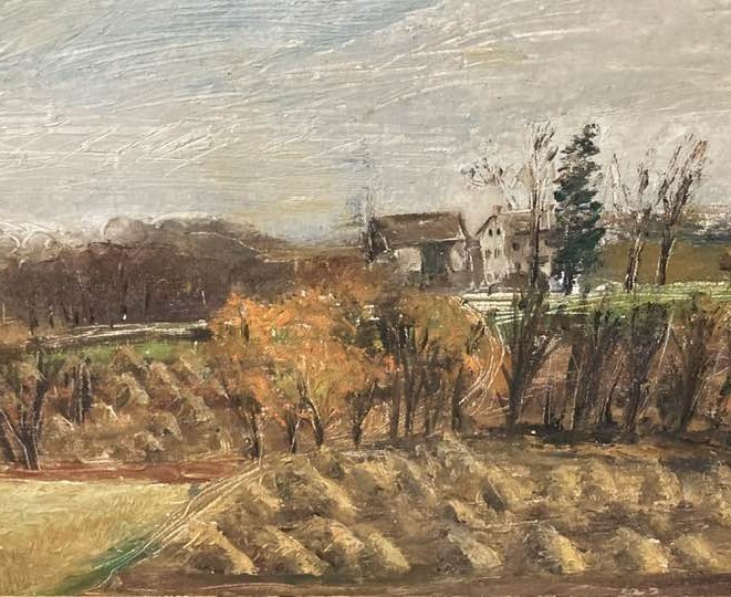 Impressionist Landscape Oil Painting Phoebe Howell Taylor WPA National ...