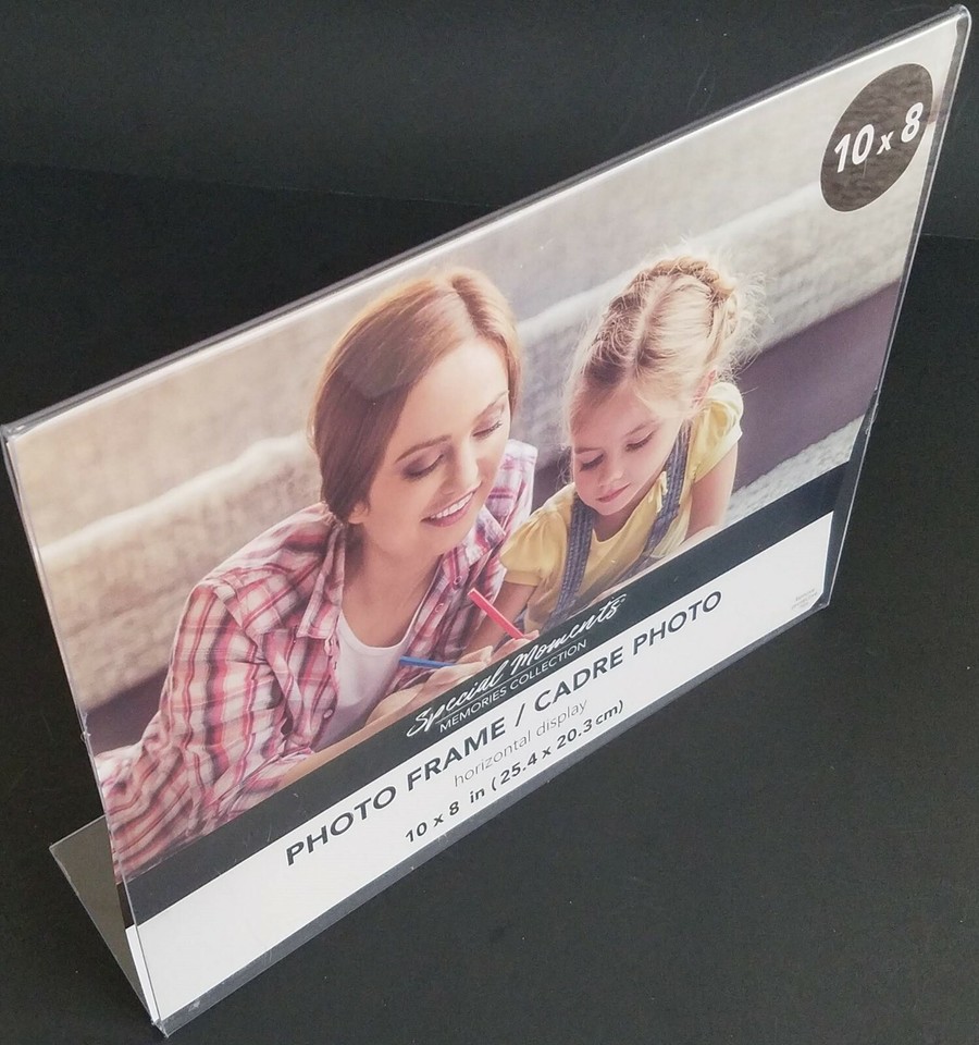 Freestanding Borderless Plastic Photo L-Frames 8x10 / 10x8 L-Frame ...