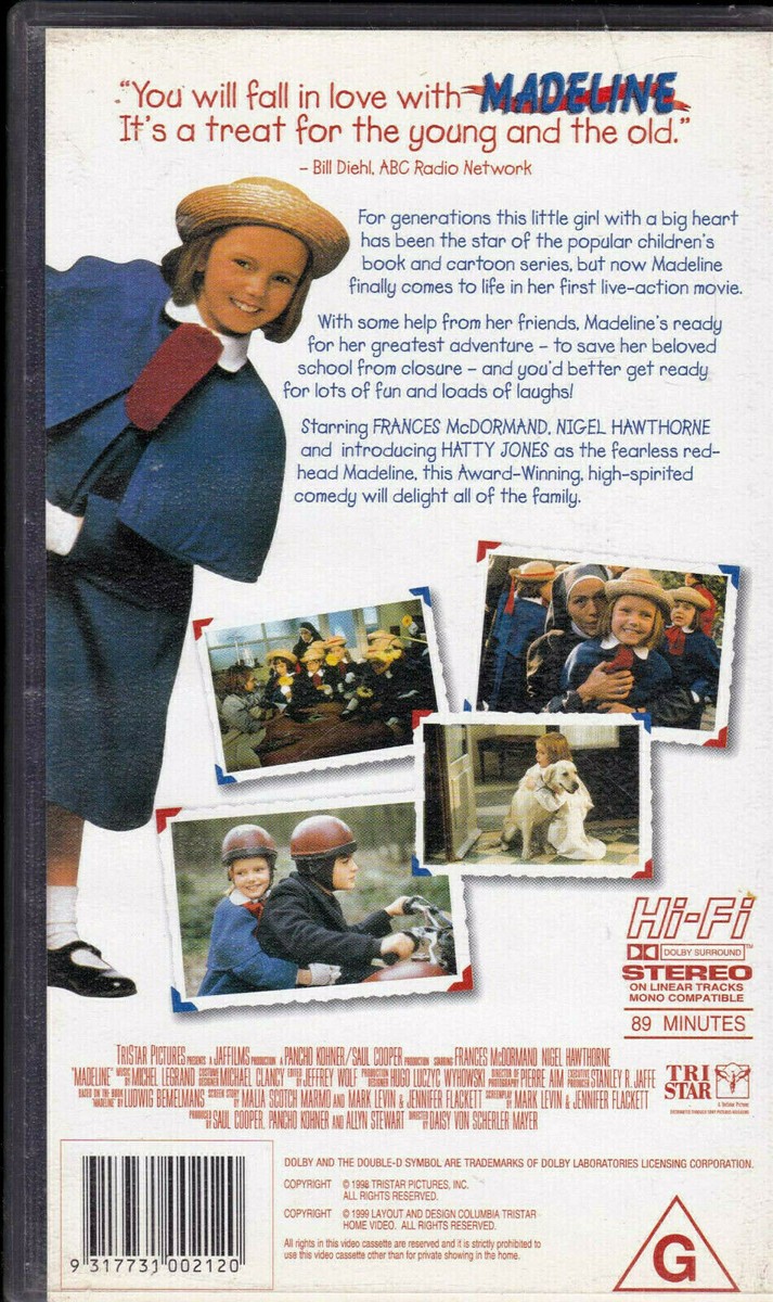 Nigel Hawthorne Madeleine Madeline Trailer 1998