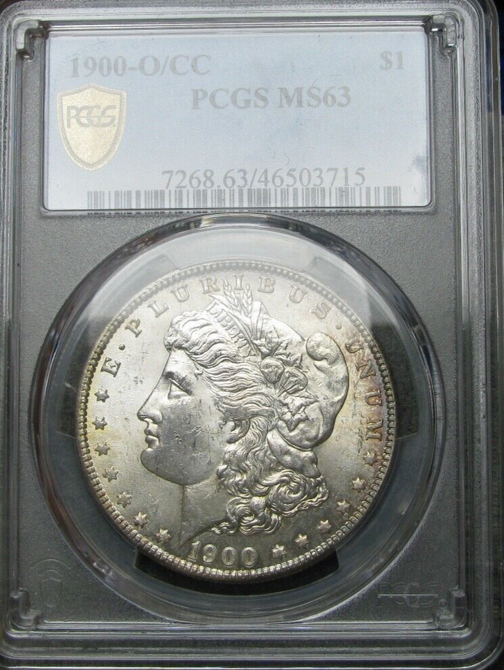 1900-O/CC Strong Morgan Dollar Silver ---- PCGS Graded Slabbed Coin ...