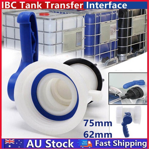IBC Water Stillage Tank 75/62mm Replacement Butterfly Valve Tap Water ...