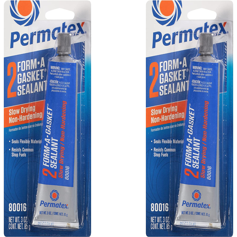 Permatex 80016 Forma A Gasket No. 2 Sealant Set Slow-Drying 6oz (2 x ...