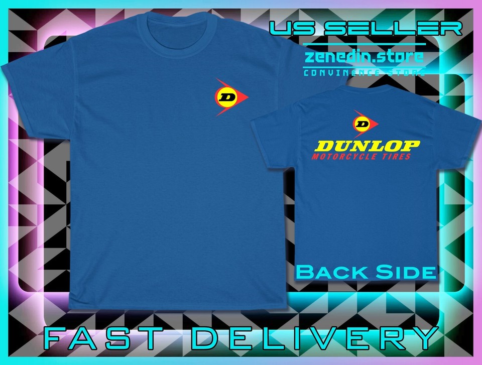 New Dunlop Motorcycle Tires Logo Men's T-Shirt American Men T-Shirt | eBay