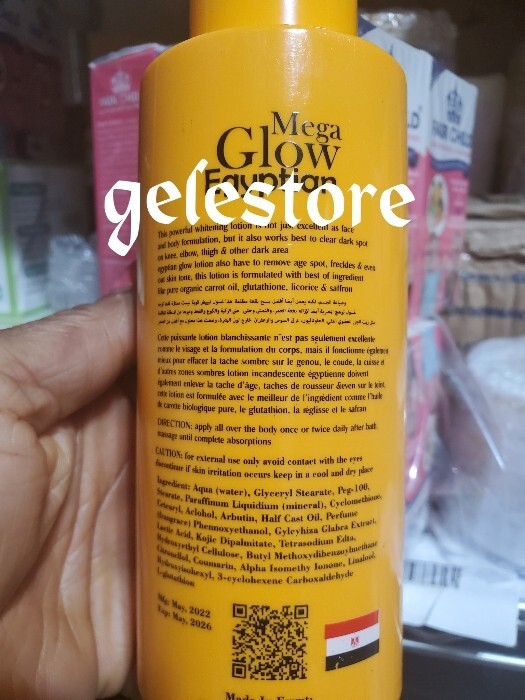 Mega glow egyptian face & body lotion [TIK TOK]400mlx1 spf 50 Super 👌 effective | eBay