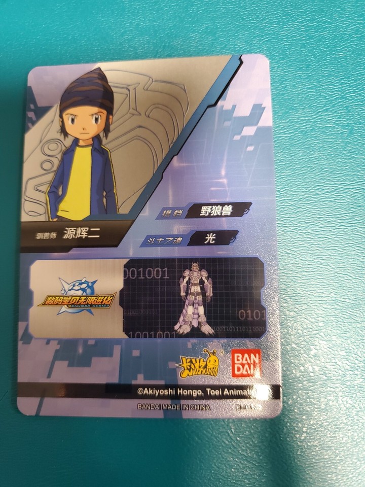 Koji Minamoto DM02-22 R Kayou Digimon Infinite Evolution Rare TCG ...