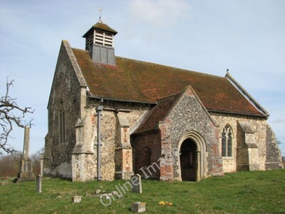 Photo 6x4 The church of St Andrew in Frenze Diss It is recorded that in ...