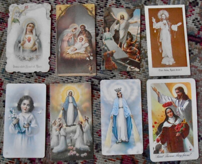Holy Cards - Vintage Catholic Large Holy Card
