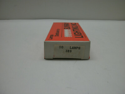 SUNRAY 389 MINIATURE LAMP BULBS 6V 0.25A 2.2V CLEAR (LOT OF 10)NIB | eBay