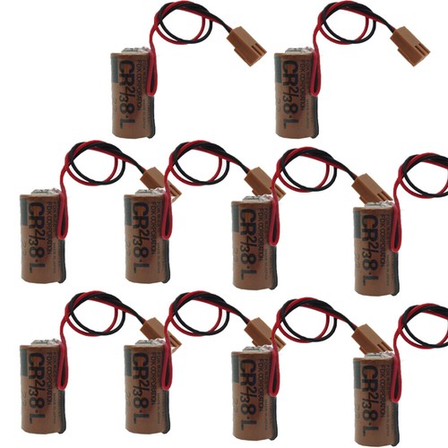 10 Pcs Fuji CR2/3 8.L 3V Battery for PLC Memory Backup Power Supply | eBay