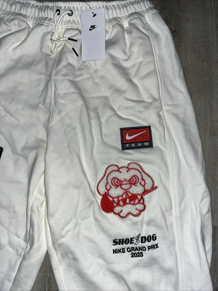 Nike Shoe Dog Grand Prix Sail Varsity Jogger Pants Mens Size Large L ...