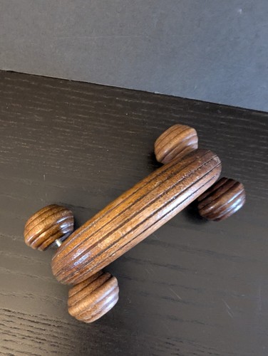 Vintage Wood Hand Carving Body Massager On Wheels | eBay