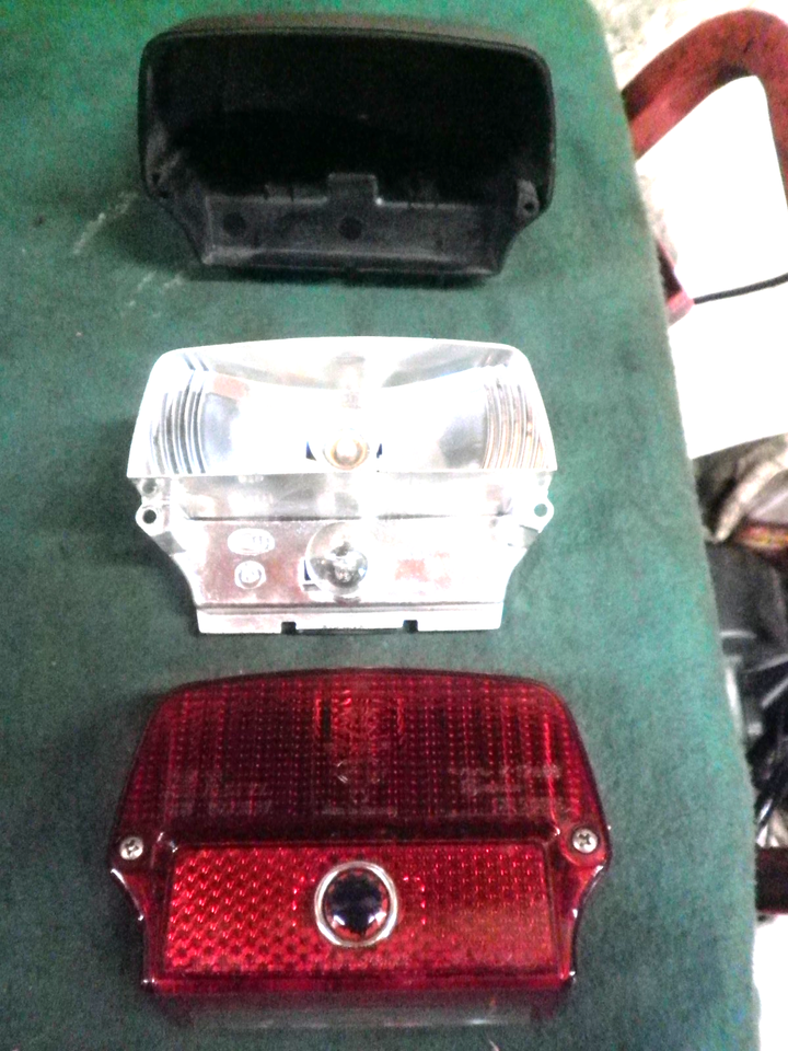 BMW Motorcycle Airhead LARGE tail light w blue dot center, 1979 to 1995 ...