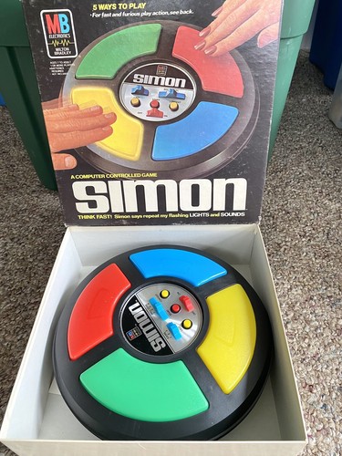 Vintage 1978 Simon Says Electronic Game USA Made Milton Bradley ...