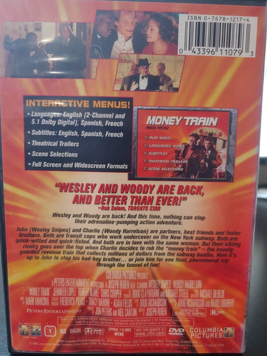 Money Train Woody Harrelson 2004 DVD Top-quality | eBay
