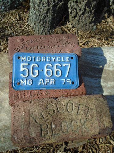 Missouri 1979 Motorcycle License Plate # 5G-667 | eBay