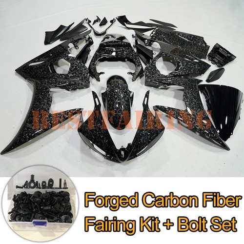 For Yamaha YZF R6 2003-2004 / R6S 06-2009 Forged Carbon Fiber Fairings ...