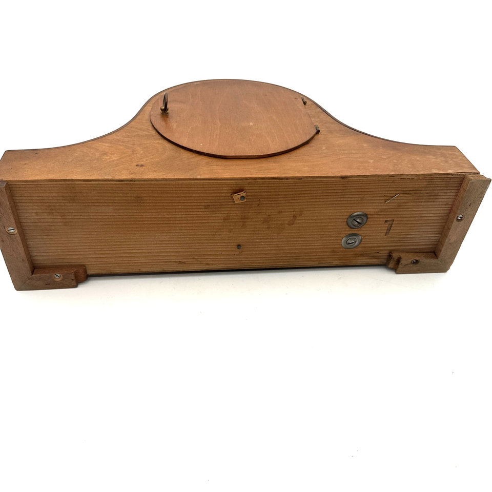 Vintage Working Cuckoo Clock Mantle Wood Case Made in Germany Pendulum ...