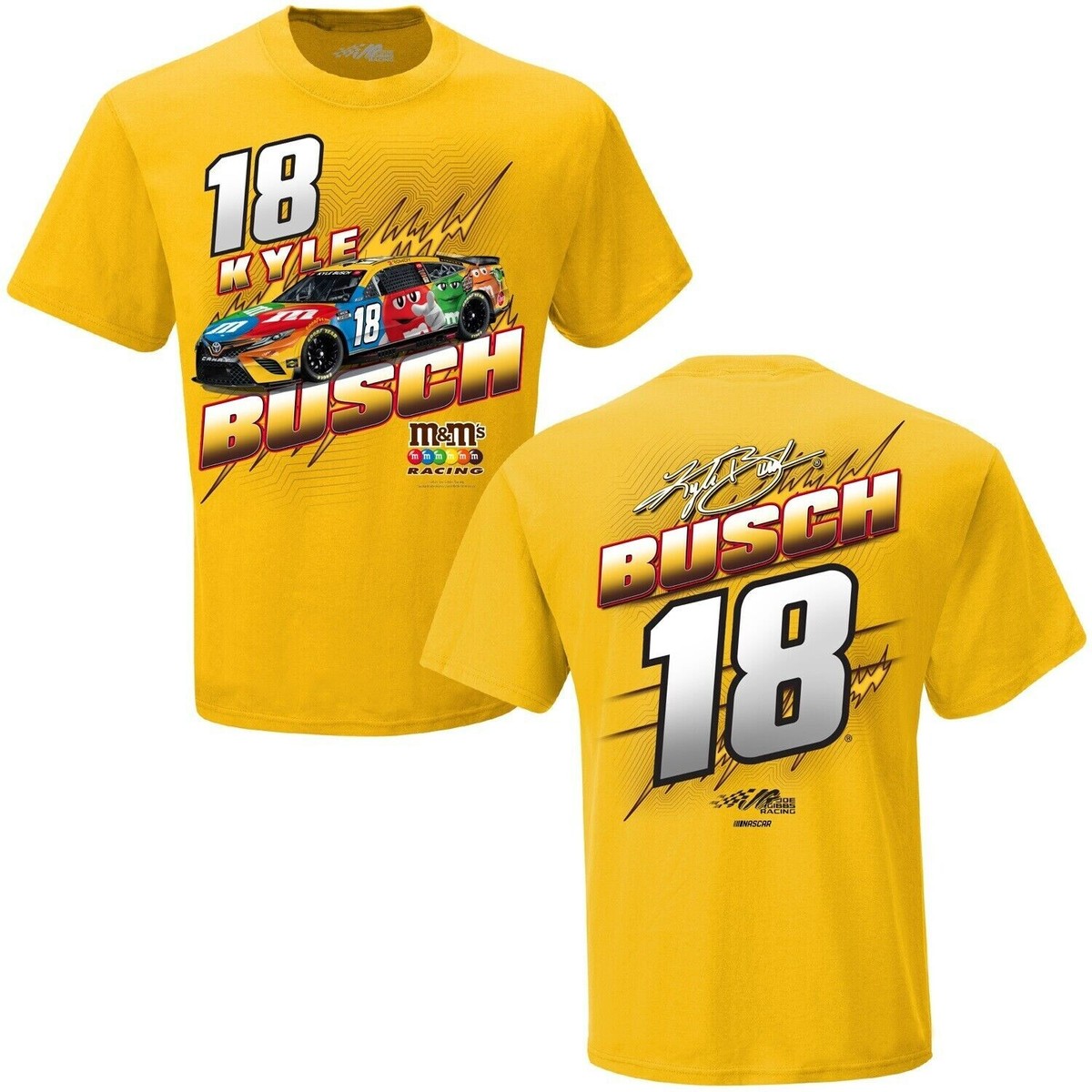 Kyle Busch Jersey Kyle Busch #18 2022 Nascar Stars & Stripes 2 Sided