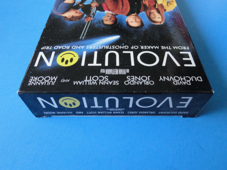 EVOLUTION (BLOCKBUSTER VIDEO VHS, 2001) DAVID DUCHOVNY, JULIANNE MOORE ...