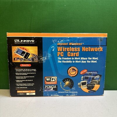 Linksys Instant Wireless Network PC Card WPC11 -Version 3 (Brand New ...