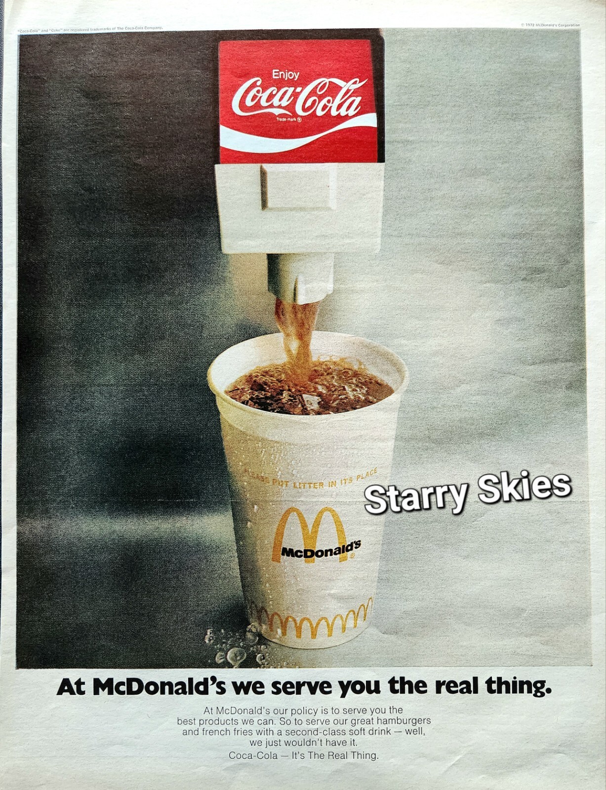 Real Mcdonalds Ad