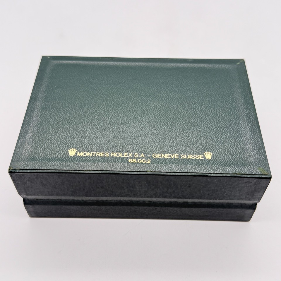 Rolex Box 68.00.2 Datejust Booklet Genuine Outer box Color Green | eBay