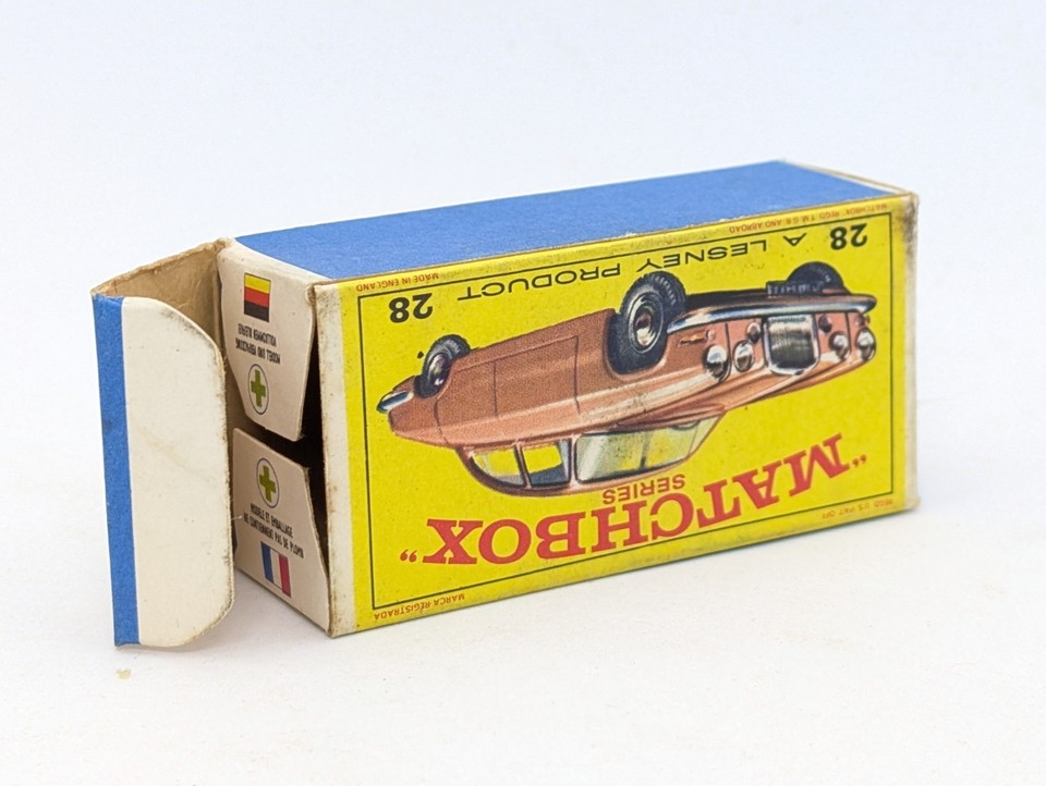 Matchbox Lesney 28c Jaguar Mk 10 In E3 Type Box | eBay UK