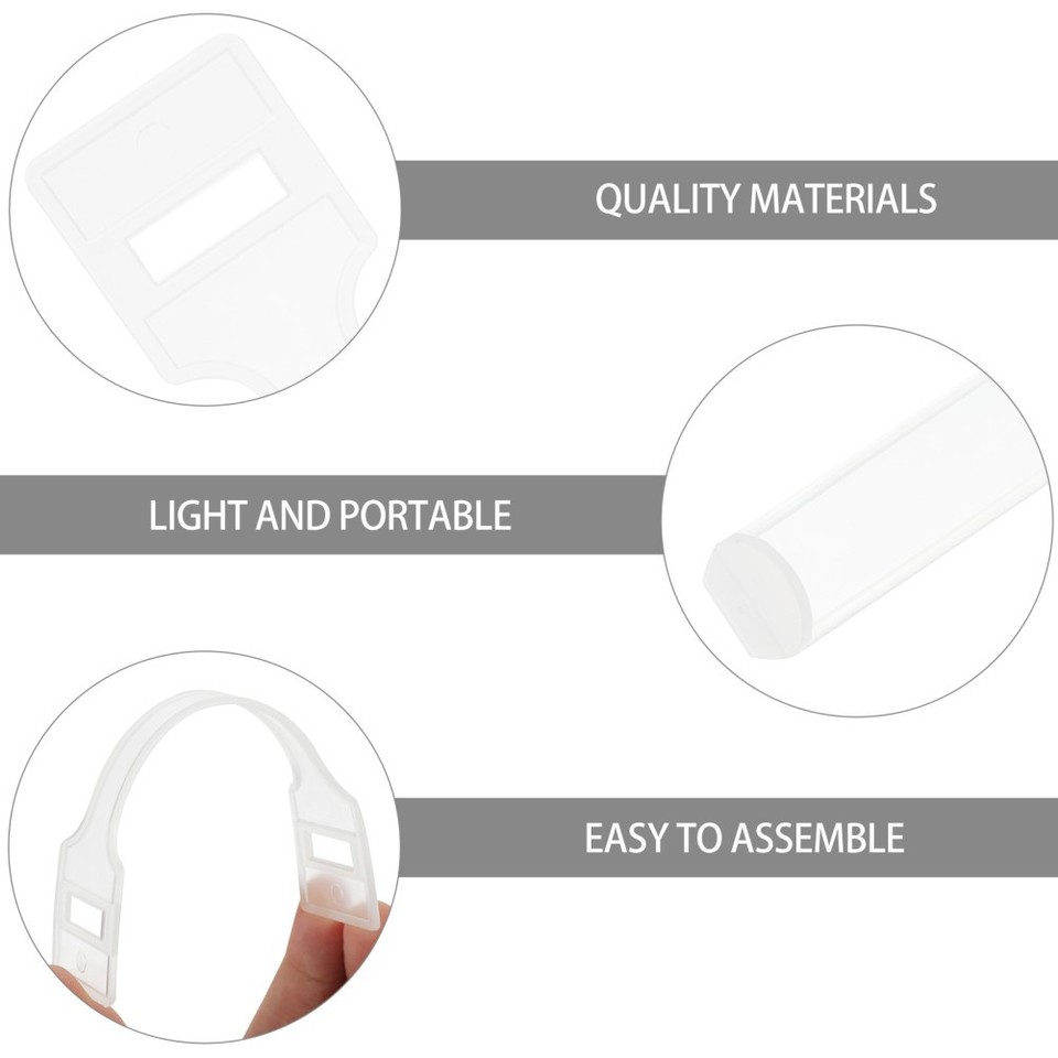 100 Set Plastic Grab Handle Carton Handle for DIY Box Handle Gift ...