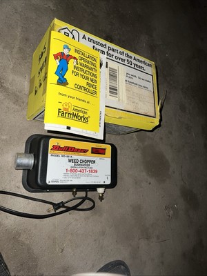 Farm works Bulldozer Electric Fence Controller Weed Chopper Bushwhacker ...