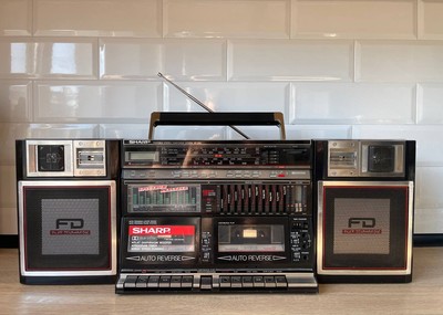 Sharp WF 940 ( 939 ) Boombox Vintage Japan Tape Recorder | eBay