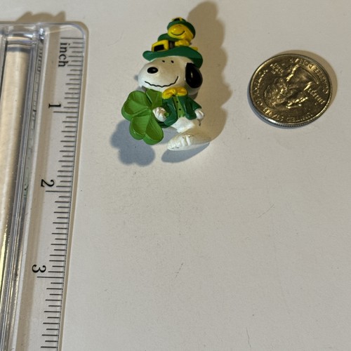Peanuts Snoopy & Woodstock St. Patrick’s Day Shamrock Pin 1990s VTG ...
