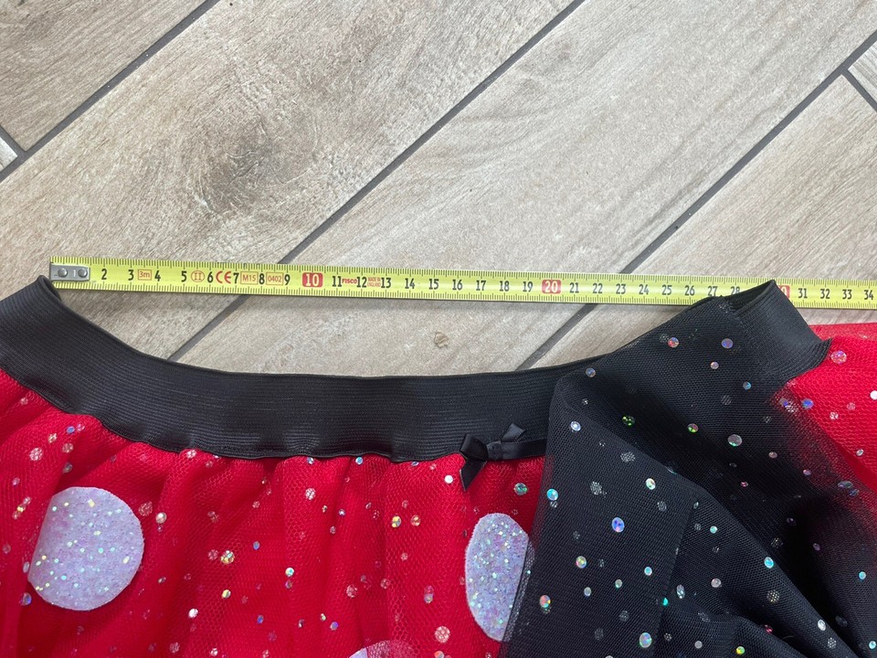 Disney Handmade Unofficial Fancy Dress Minnie Mouse Sparkly Polka Dot ...